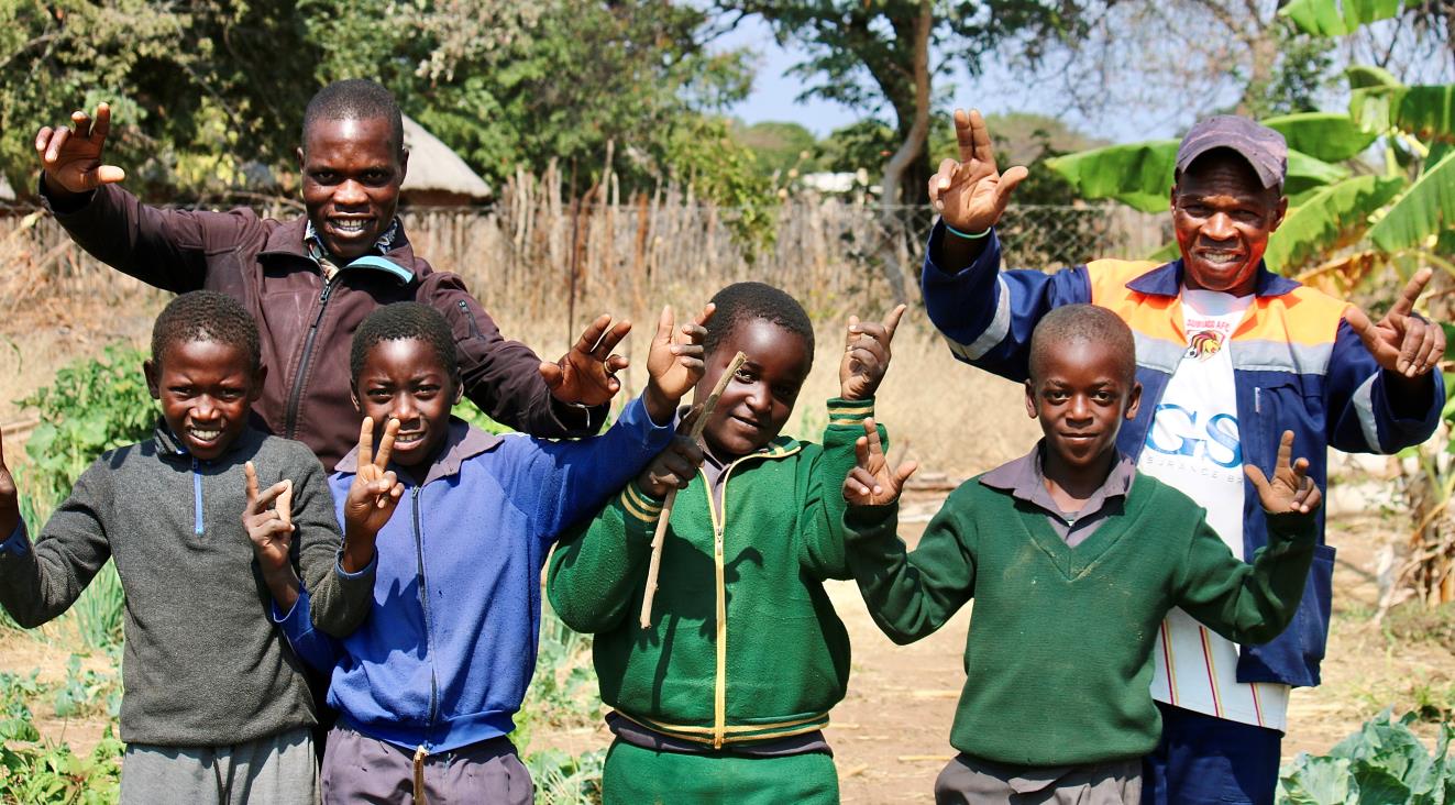 The gardens at Chidobe - school grown sustenance in Zimbabwe - Grand Circle Foundation